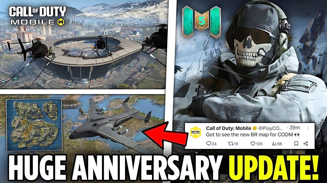 *NEW* New BR Map Announced + 5th Anniversary & Biggest Update Ever ...