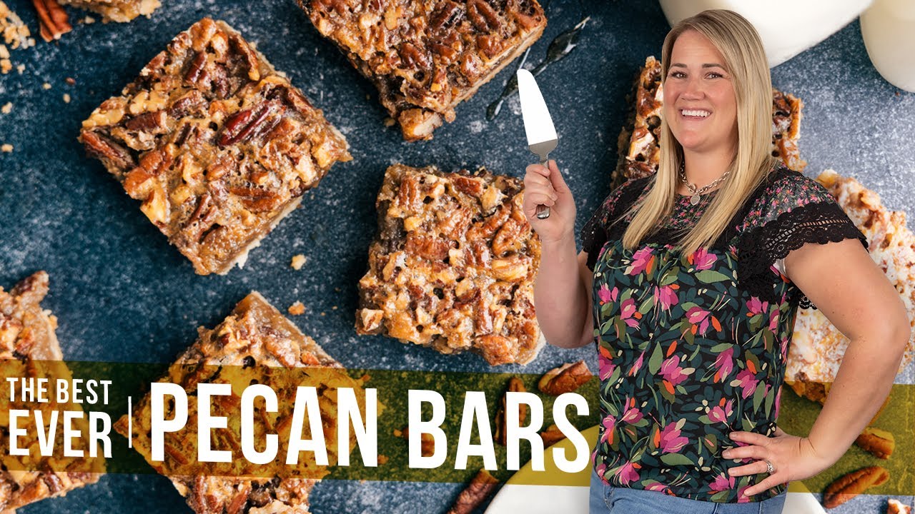 Best Ever Pecan Bars - YouTube