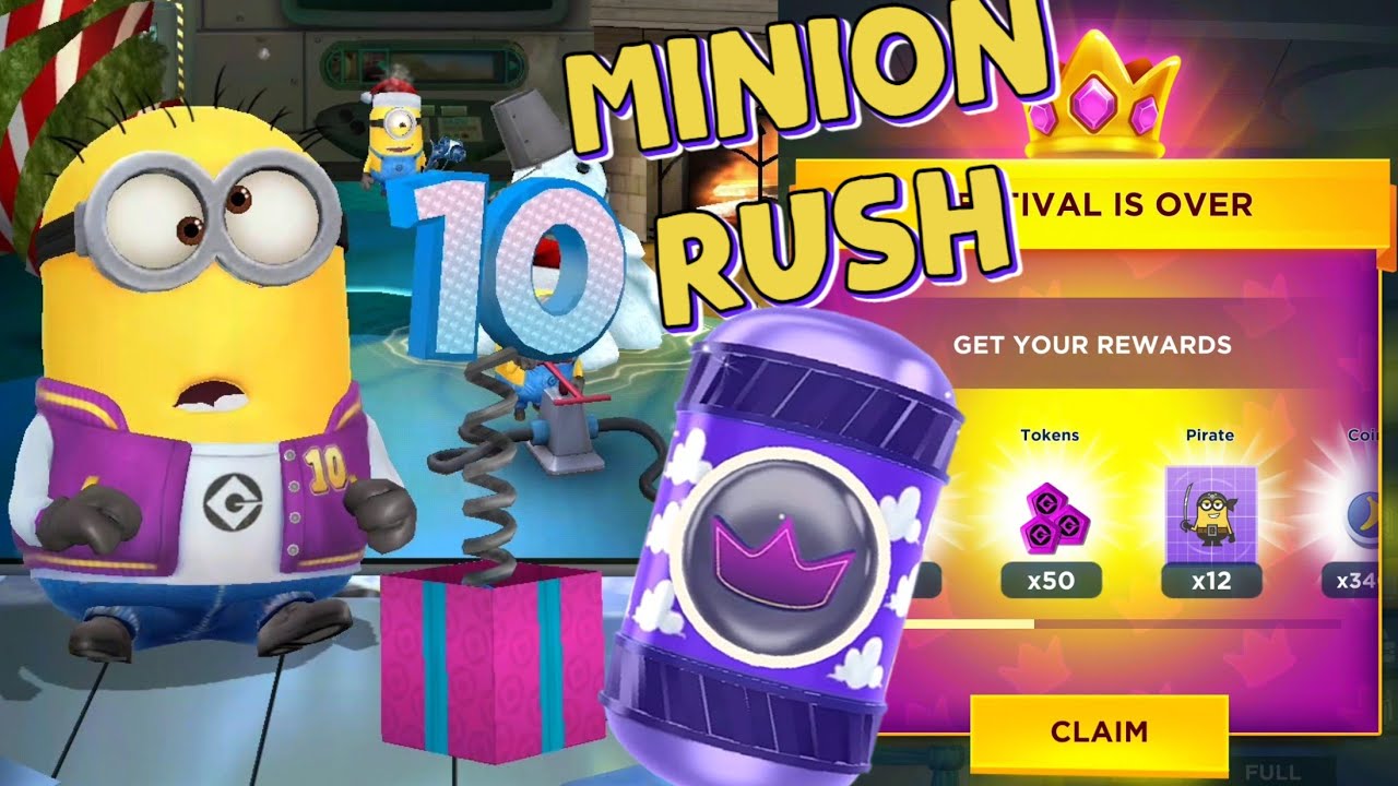Minion Rush Festival is Over Rewards Claim Prize Wheel and prize pods ...