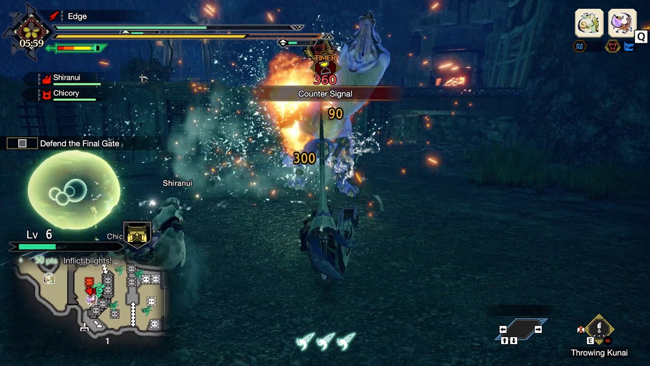 MonHun Rise PC (07) - 1st Rampage & Gathering w/ Lance (The Rampage ...