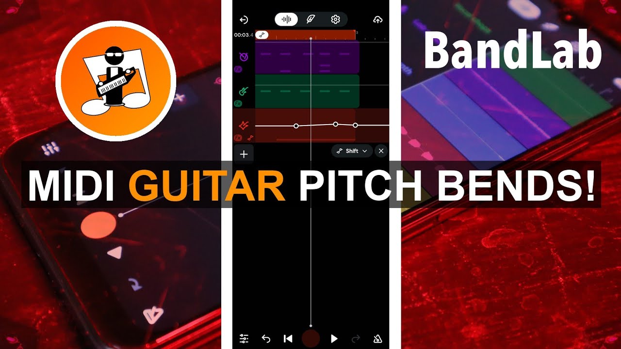 Create midi guitar pitch bends! - YouTube
