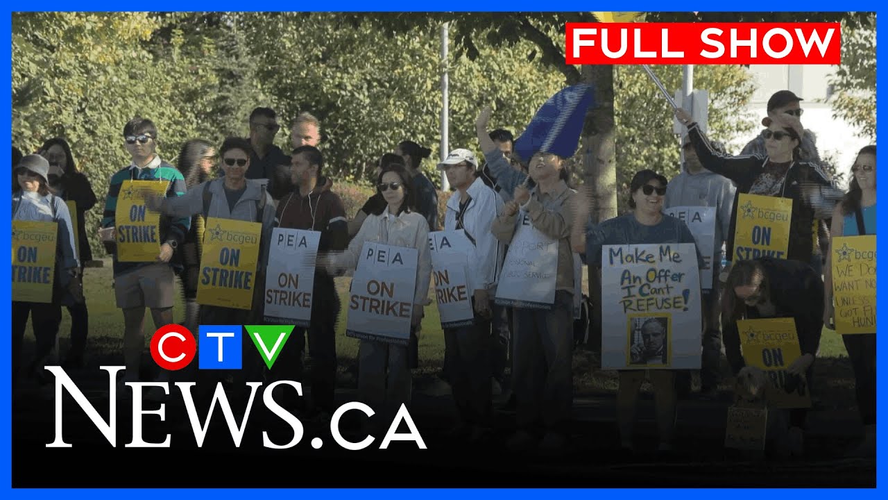 Massive BCGEU rally in Vancouver | CTV Your Morning Vancouver for Oct ...