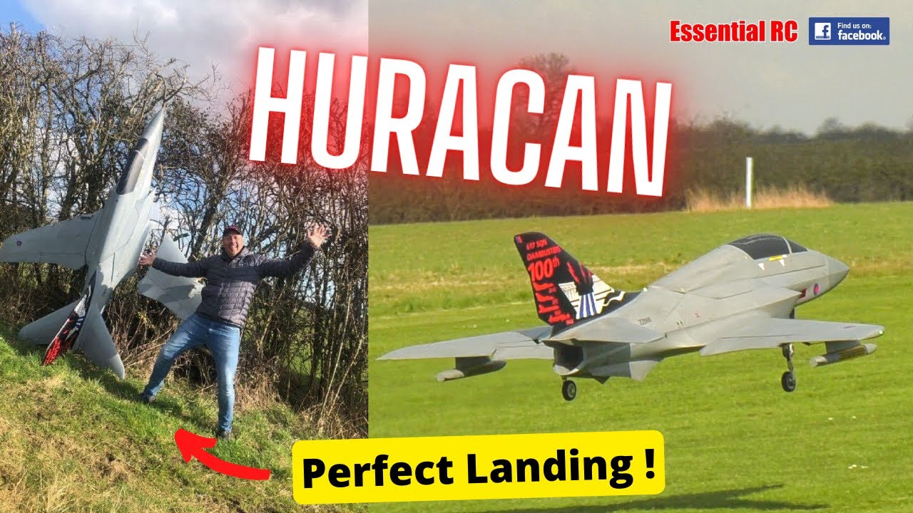AeroCarControl HURACAN RC turbine sport jet | Perfect landing ! - YouTube