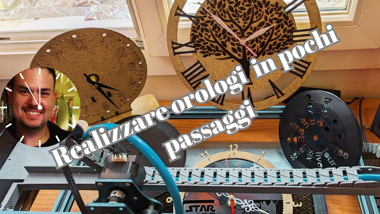 Realizziamo un orologio in vinile - YouTube