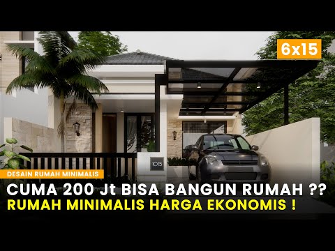 200 juta Untuk Bangun Rumah Atau Beli Mobil Dulu? Ini Dia Desain Rumah 6x15 Seharga Mobil.