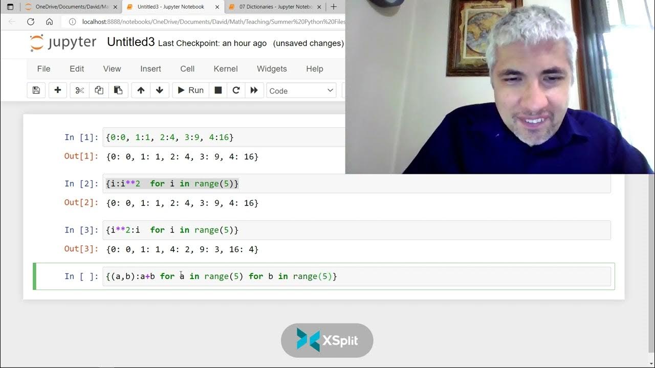 Python 07 01 dictionary comprehensions - YouTube