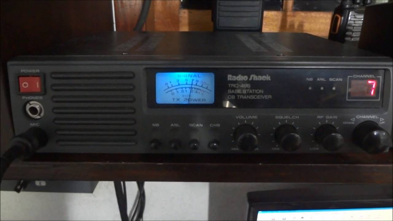 RADIO SHACK TRC-495 - YouTube