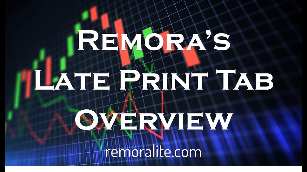 Remora Lite Late Prints Tab Overview and Spotting Corrections - YouTube