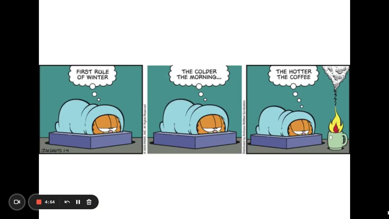 Garfield Jan.4 2023 - YouTube