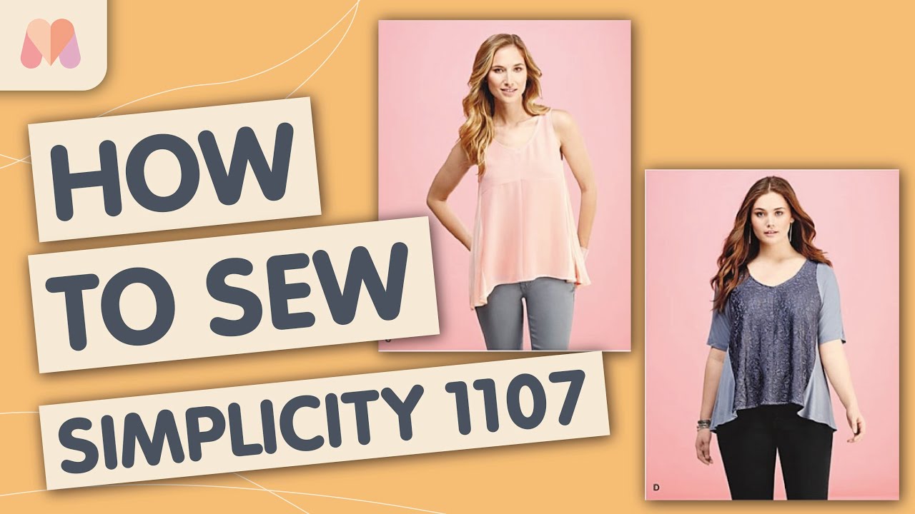 How to make Simplicity 1107 – Summer Top Sewalong - YouTube