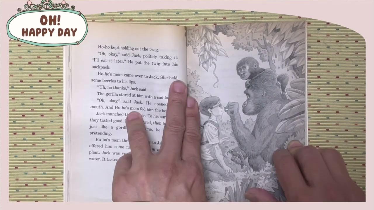 S5 5042 Magic Tree House #26 Good Morning Gorilla #english #story #영어공부 ...
