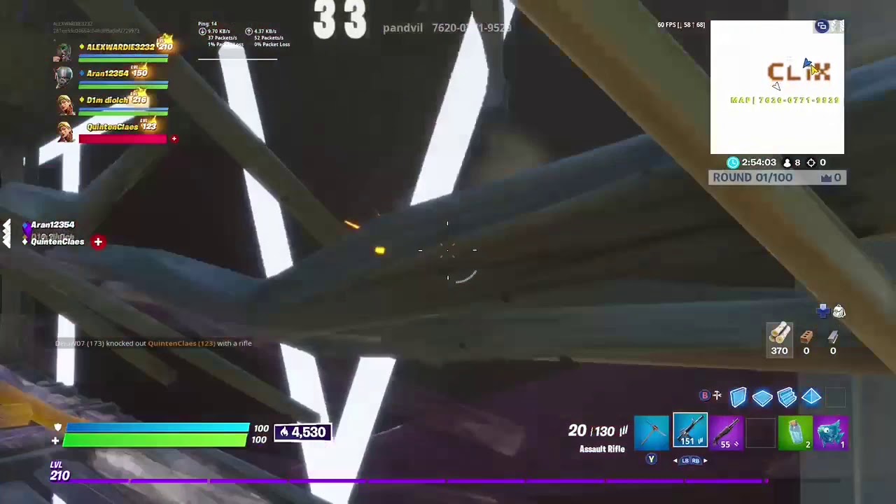 4v1 Clutch!! Box Fight - YouTube