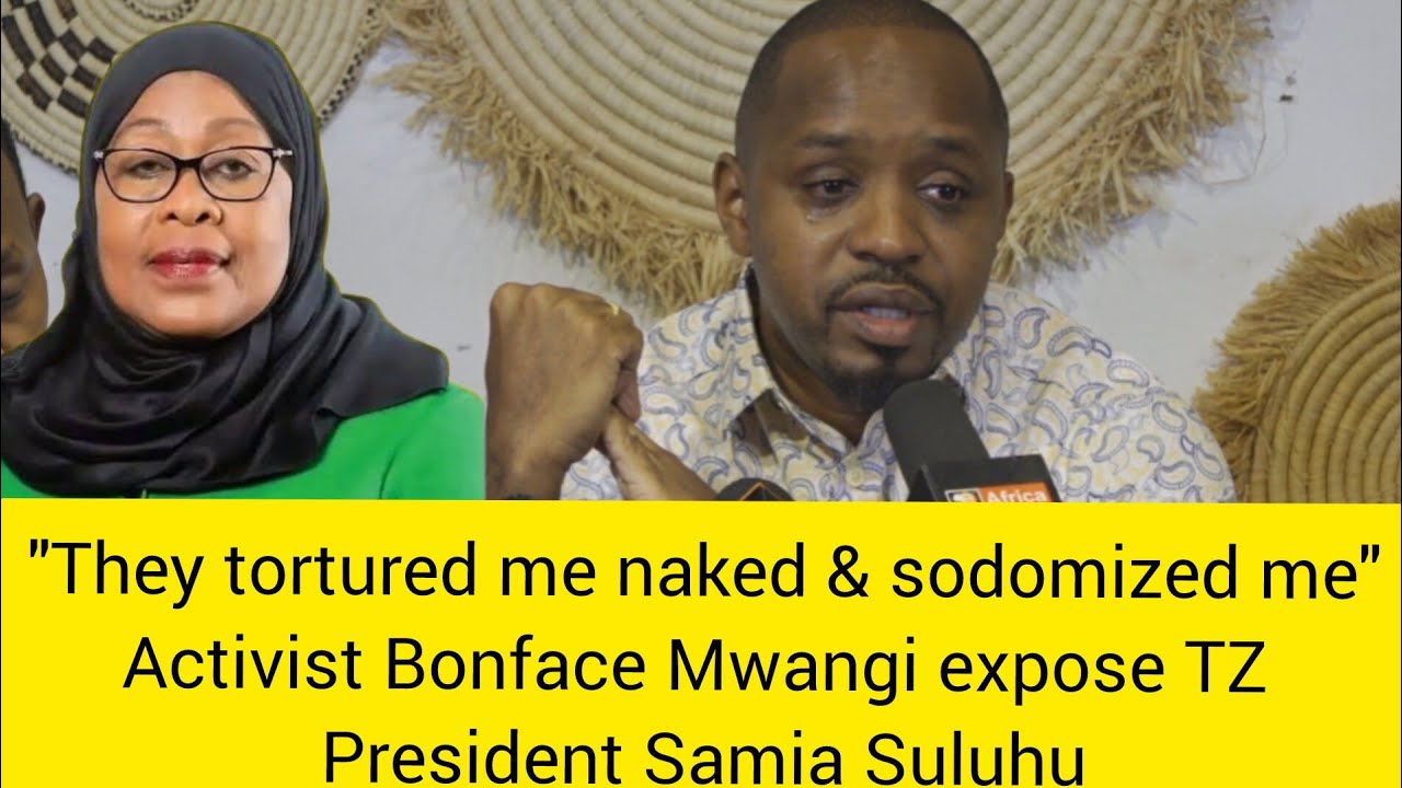 Kenyan activist Bonface Mwangi cries uncontrollably narrating the ...