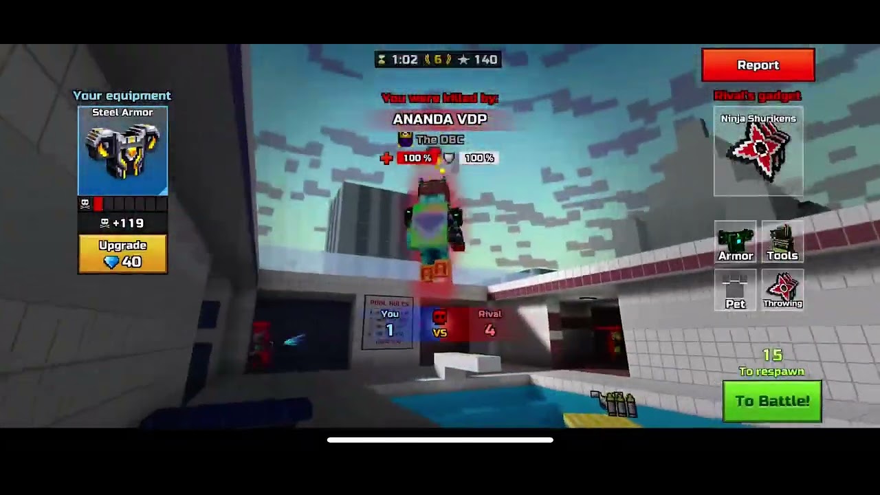 Pixel gun 3-D classic pool tournament - YouTube