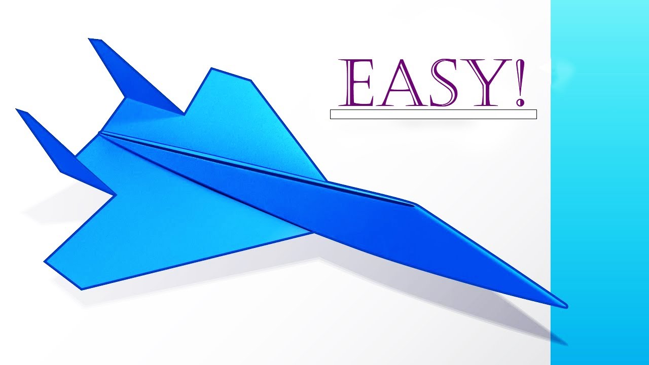 ۱۶ مارس How to Make an EASY SU-57 Paper Jet that Flies REALLY Well ...