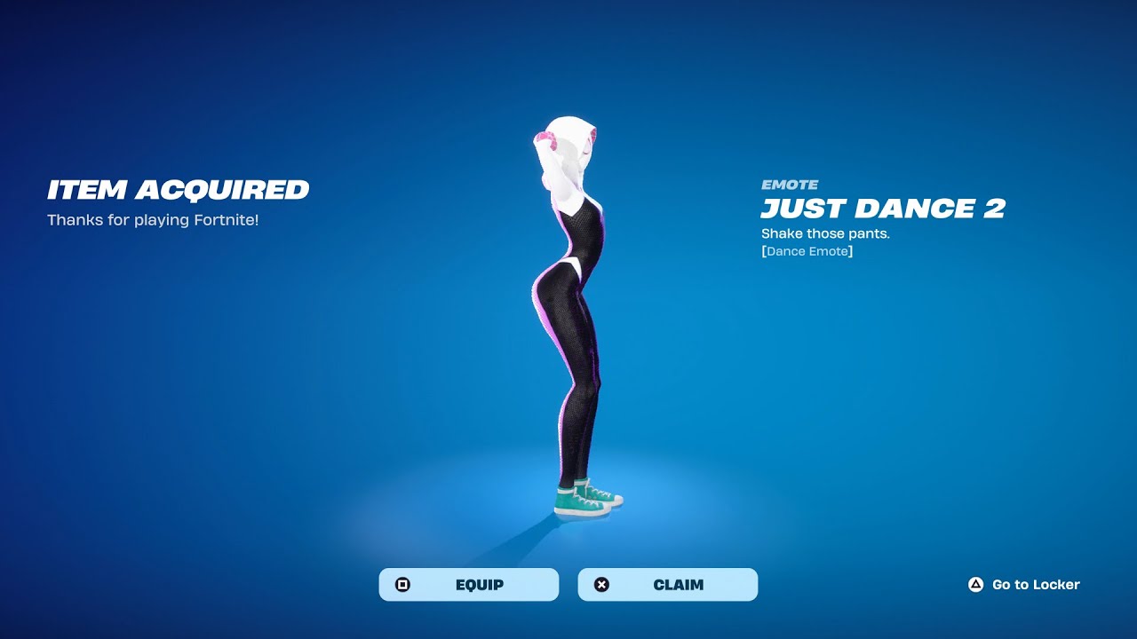 How To Get JUST DANCE 2 Emote NOW FREE in Fortnite! (Free JUST DANCE 2 ...