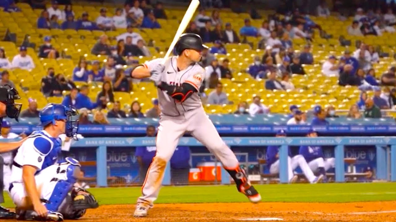 Buster Posey Slow Motion Home Run Baseball Swing Hitting Mechanics ...