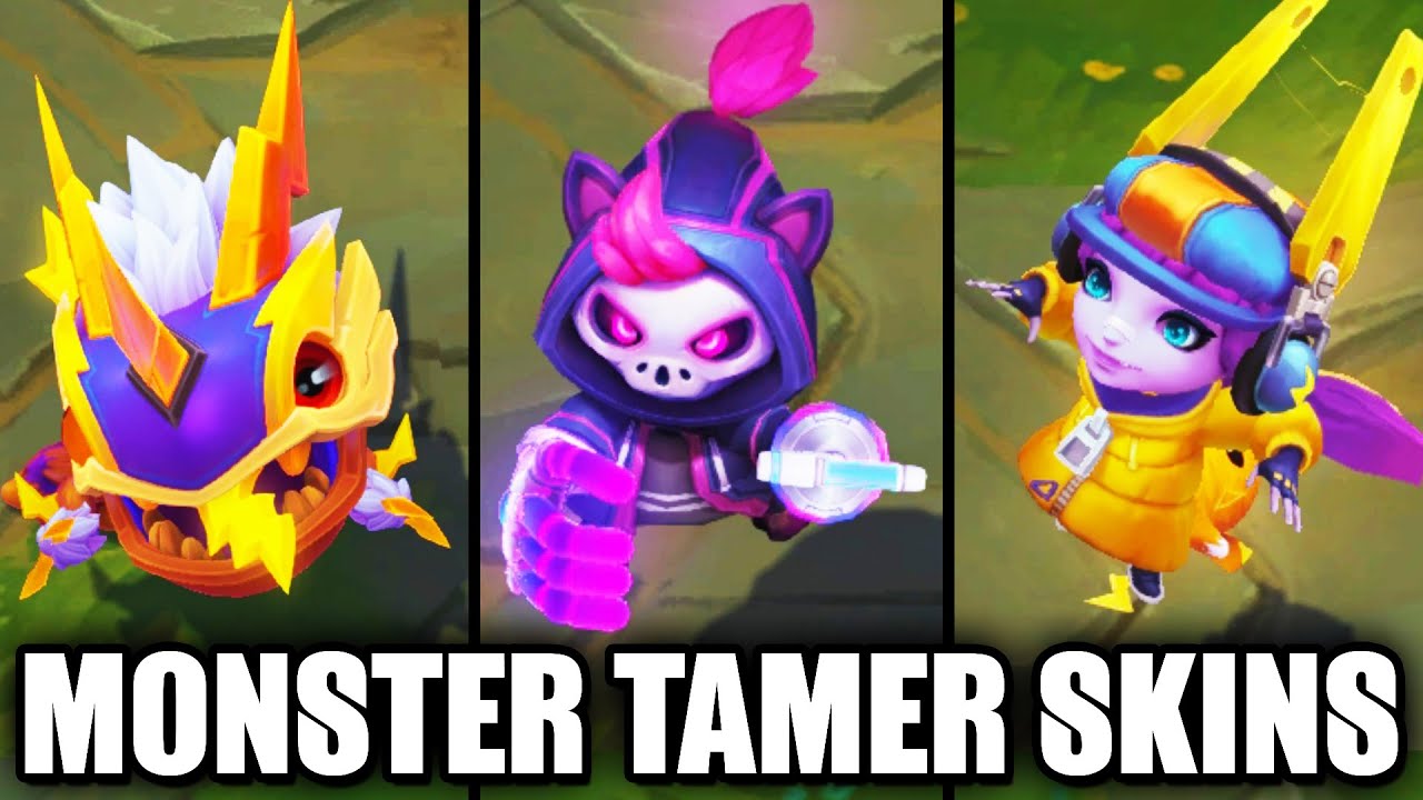 All New Monster Tamer Skins Spotlight Veigar Lulu Kog'Maw (League of ...