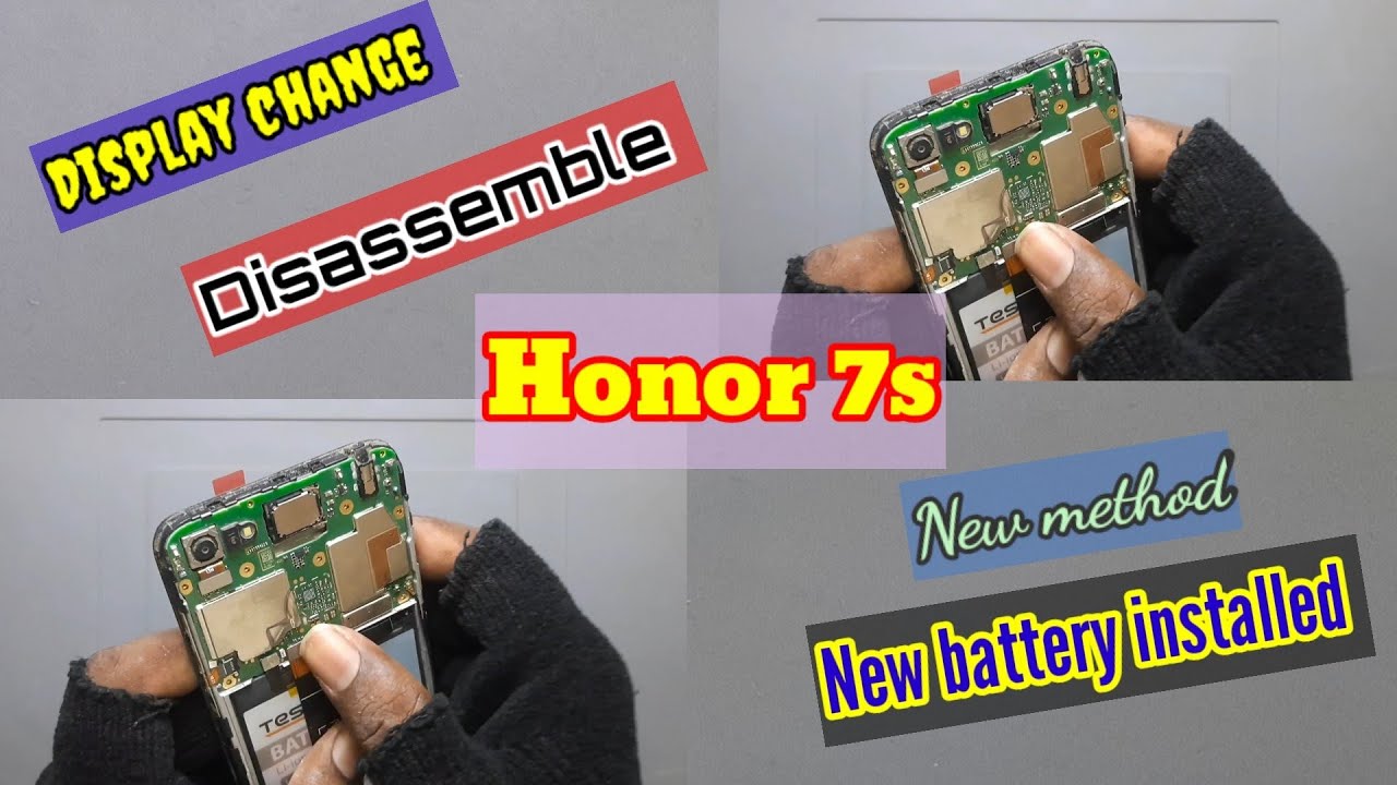 Honor 7s (DUA - AL00) display change | combo change | disassemble | new ...