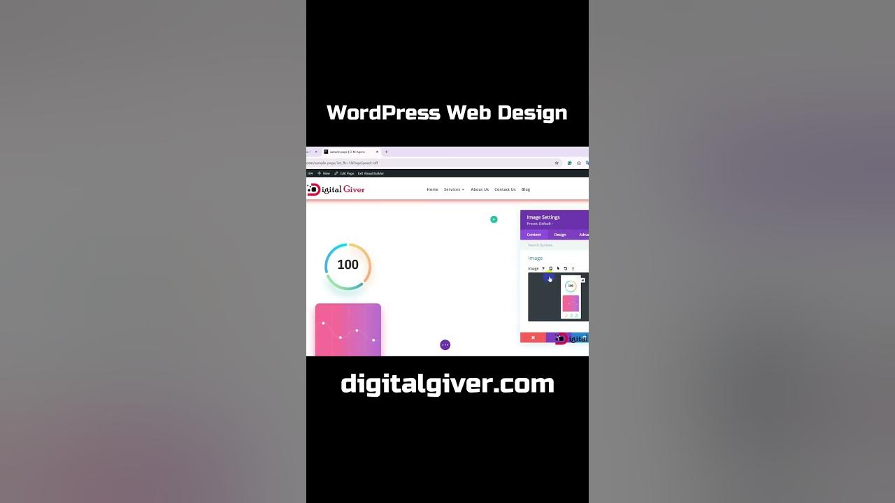 WordPress Web Design Class 5 Home Page First Section Design #webdesign #businesswebsite - YouTube