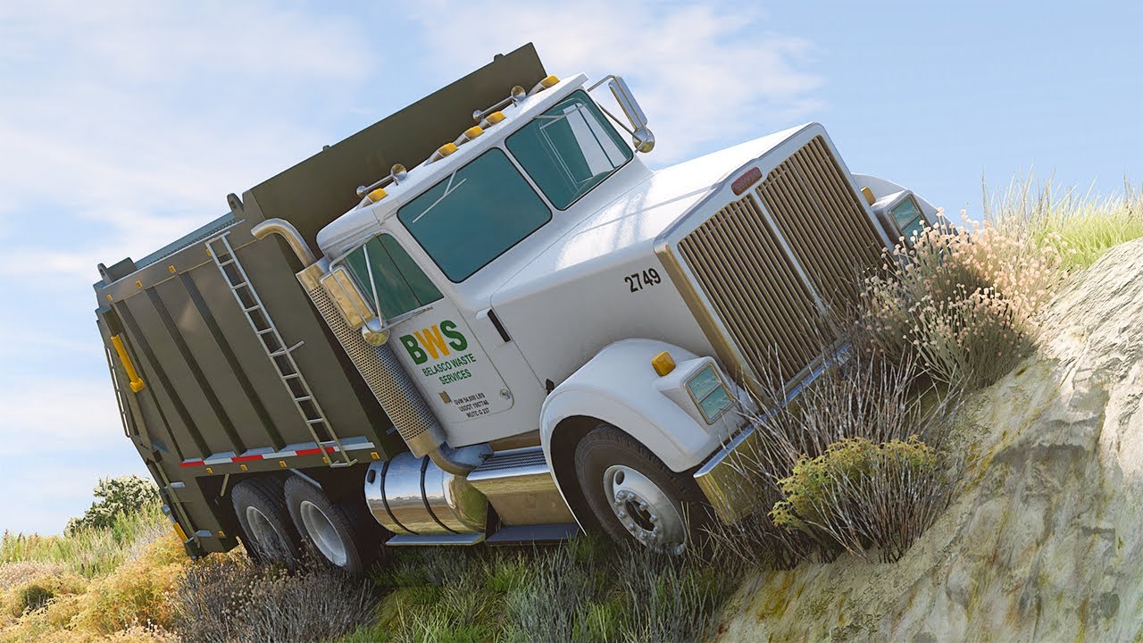 Cliff Roads #17 - BeamNG DRIVE | SmashChan - YouTube