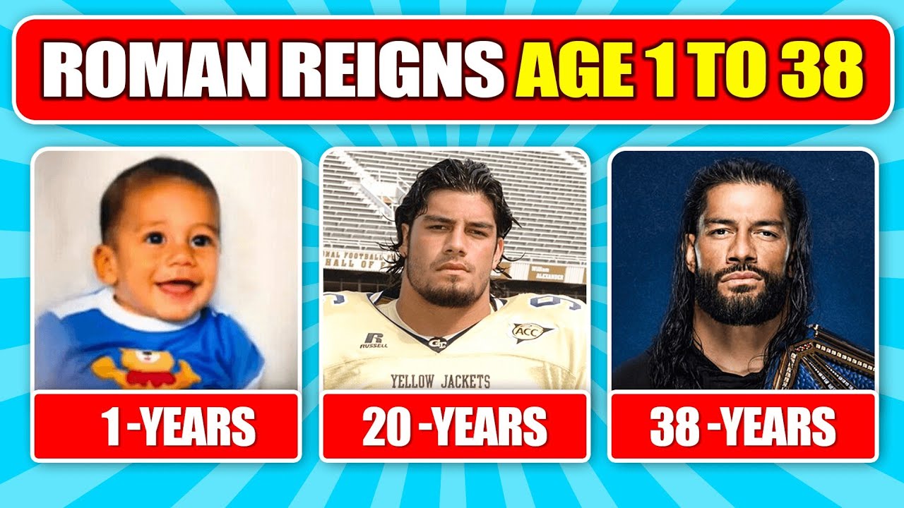 Roman Reigns - Transformation From 1 To 38 Years Old 😎 - YouTube