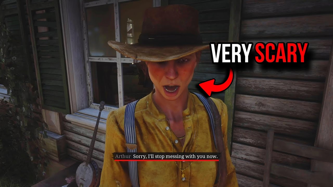 Sadie looked weird when she opened her mouth like this | Rdr2 - YouTube