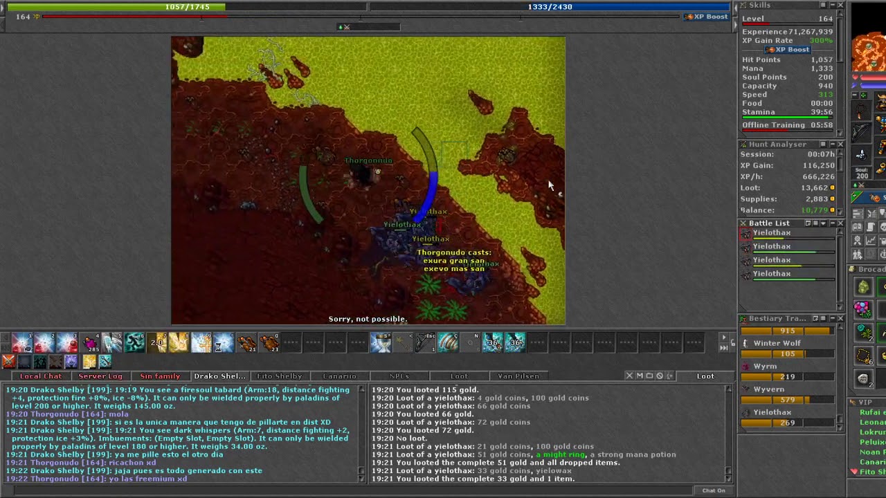 Tibia - Esta hunt con Diamond Arrows es de OTRA DIMENSIÓN - YouTube