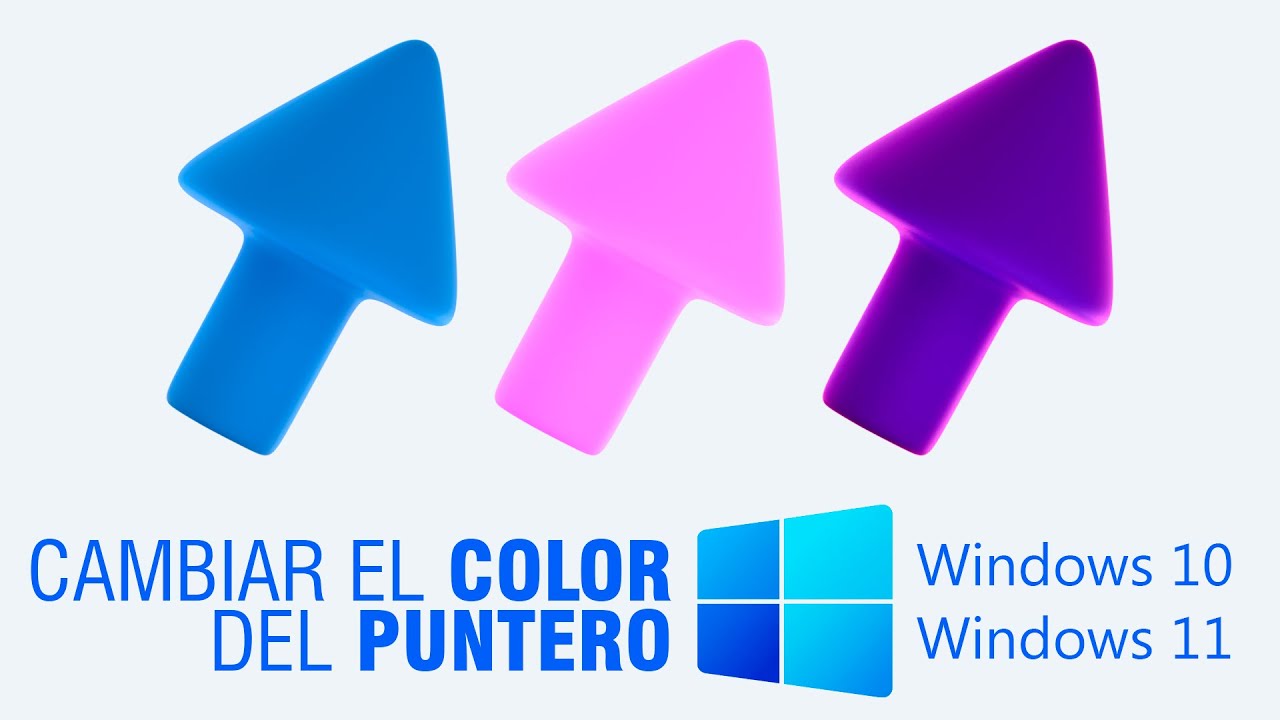Cómo CAMBIAR COLOR del Cursor (puntero) en Windows 10 y Windows 11 ...