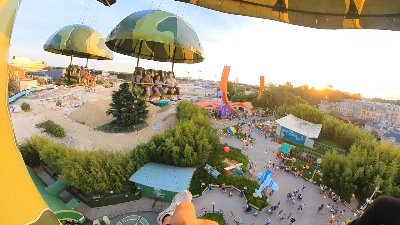 Atracción Toy Soldiers Parachute Drop , Disneyland Paris Sept.2023.😂 ...