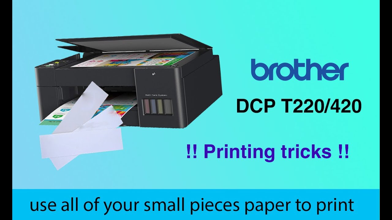 BROTHER DCP T220 PRINTER PRINTING TRICKS || Copy 2 Sided || Brother ...