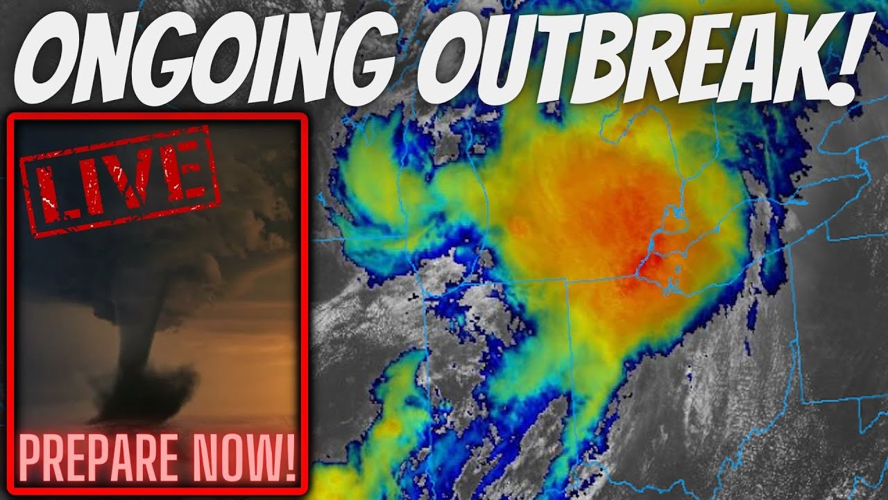 🔴BREAKING - Tornadoes, Large Hail & Excessive Wind Damage Ongoing ...