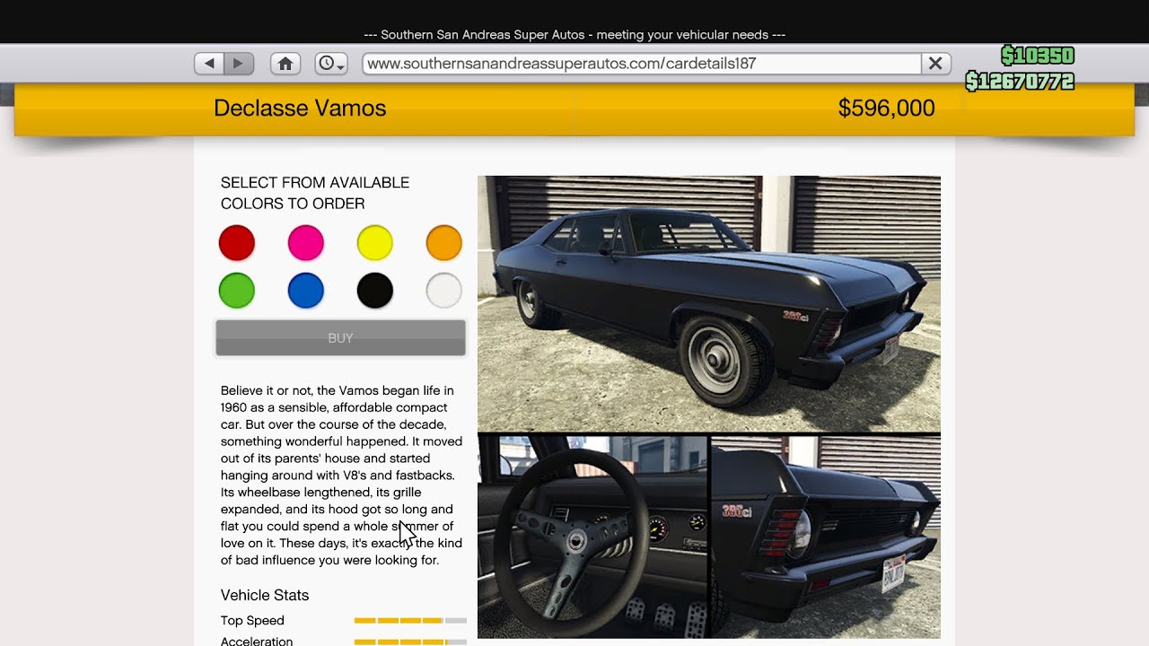 *NEW* Déclassé Vamos | GTA 5 - YouTube