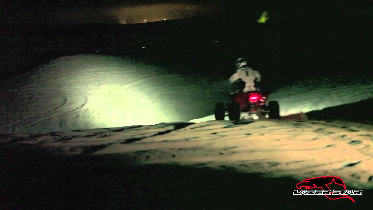 Lazer Star LX LED Lights: ATV Quad Dunes - YouTube