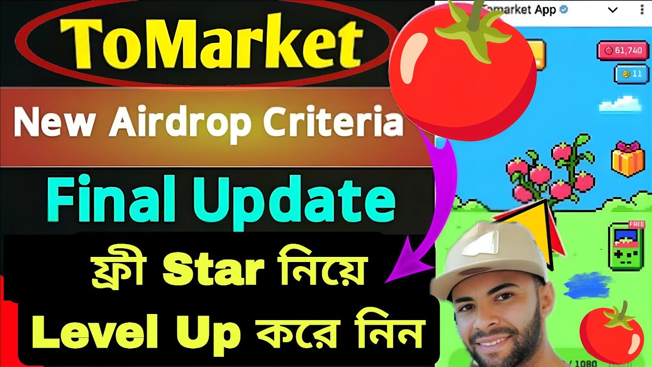 Tomarket New Airdrop Update || | Free Star and Level-Up Tips | Tomarket ...