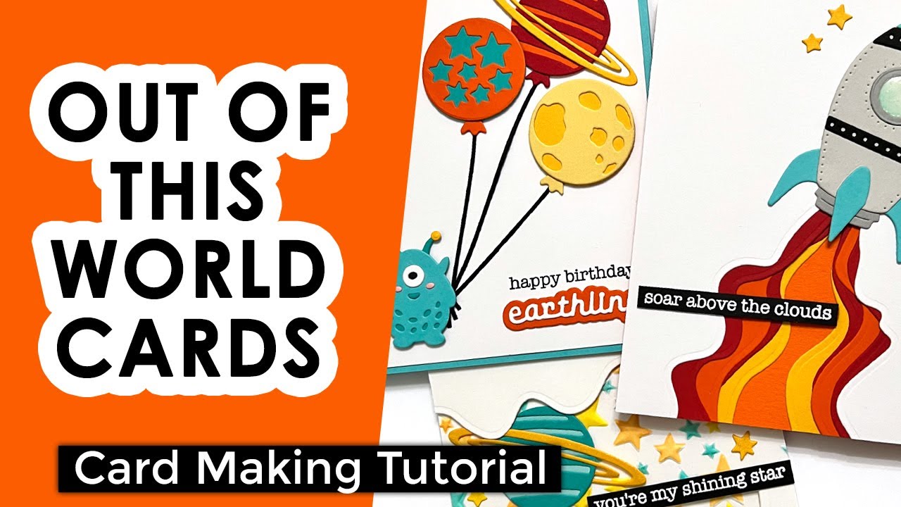 Out Of This World Card Designs | Simon's Space Adventure Collection ...