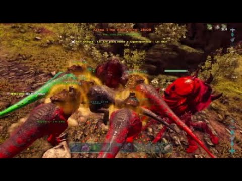 Ark Survival Evolved Official PVP Center Alpha Boss - YouTube