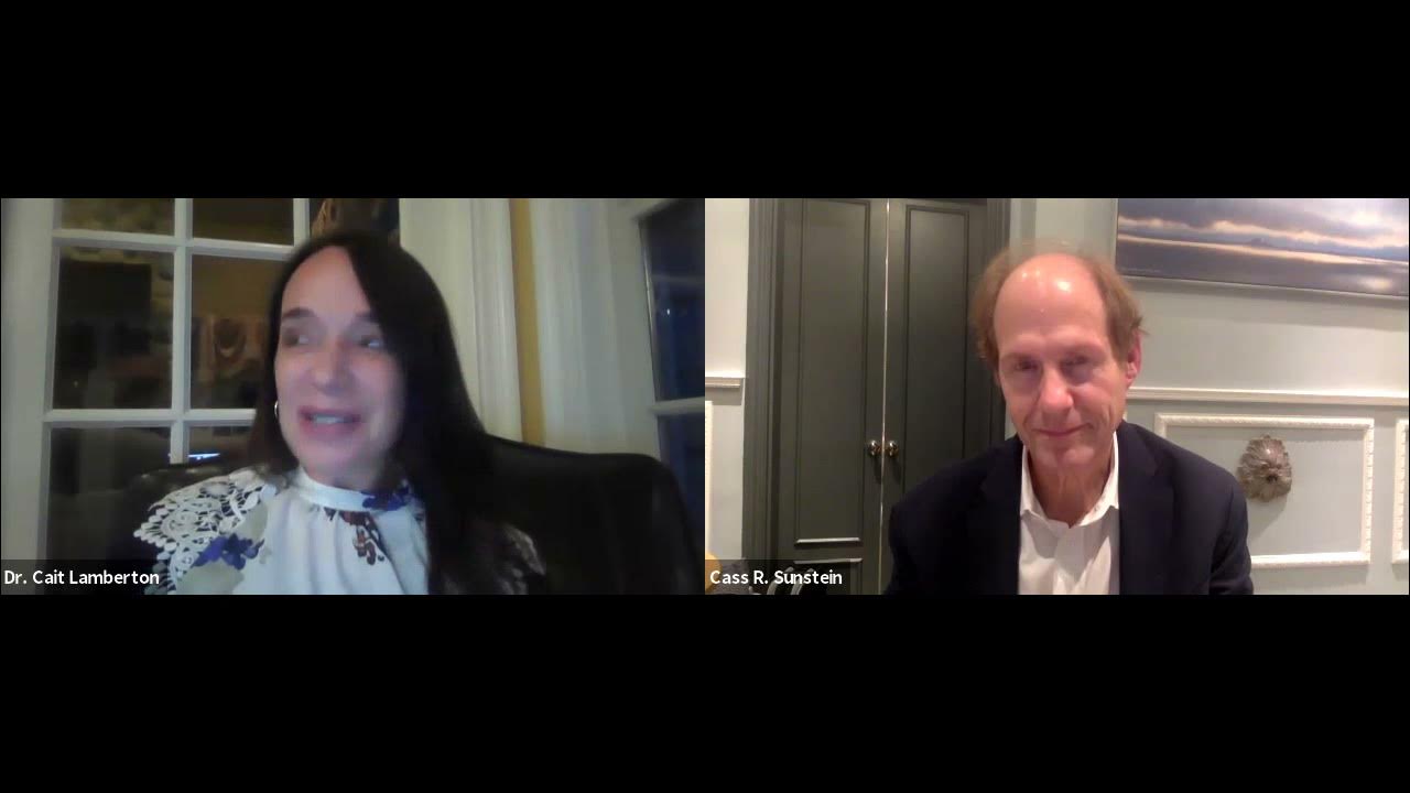Cass Sunstein Discusses Sludge With Dr Cait Lamberton Youtube