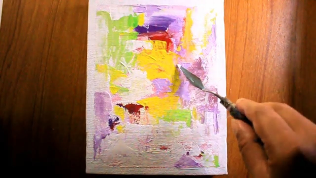 how to abstract painting/how to paint abstract art/abstract painting ...
