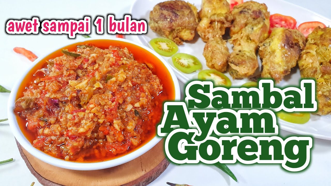 Resep Sambal Ayam Goreng