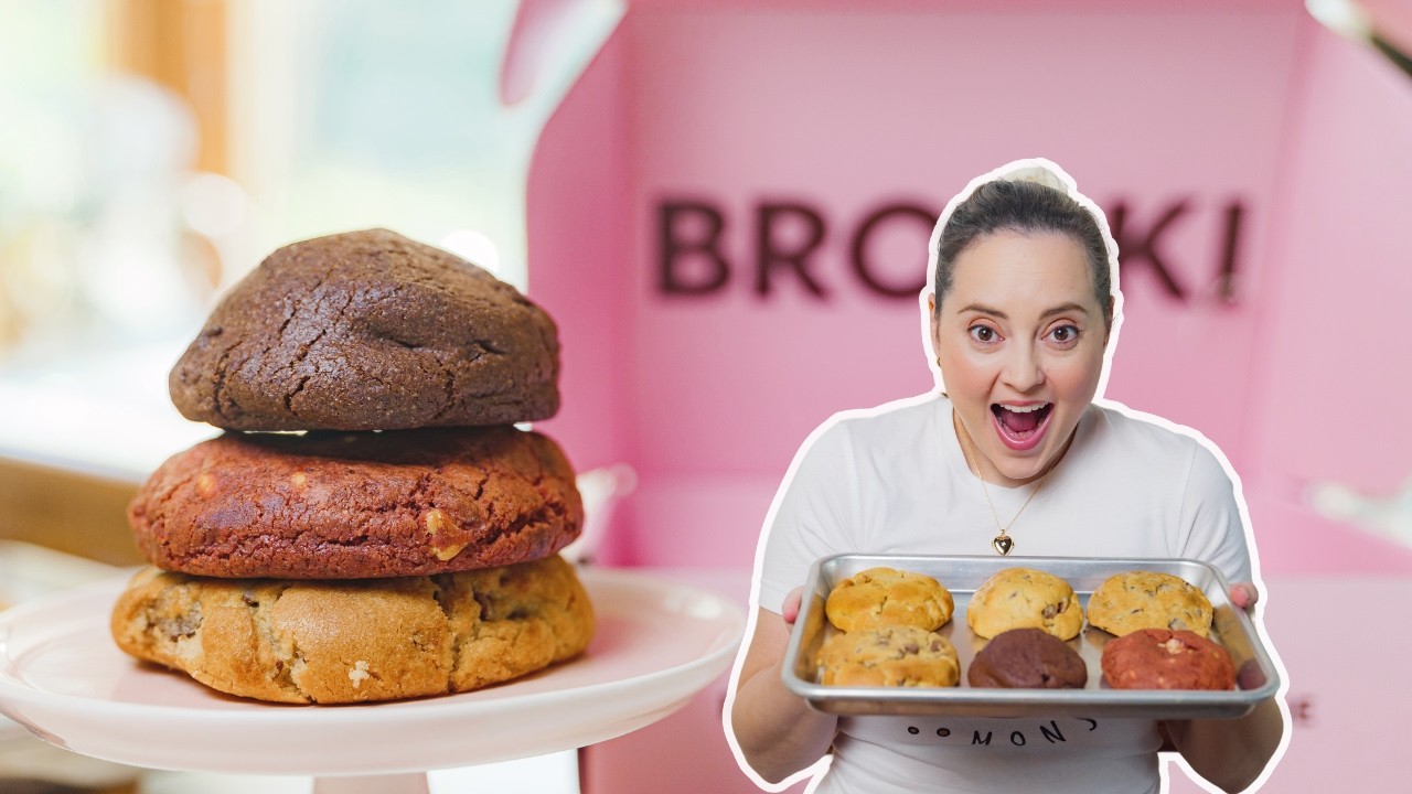 Taste Testing The Viral BROOKI BAKEHOUSE COOKIES 🍪👩🏻‍🍳 Chunky Cookie ...