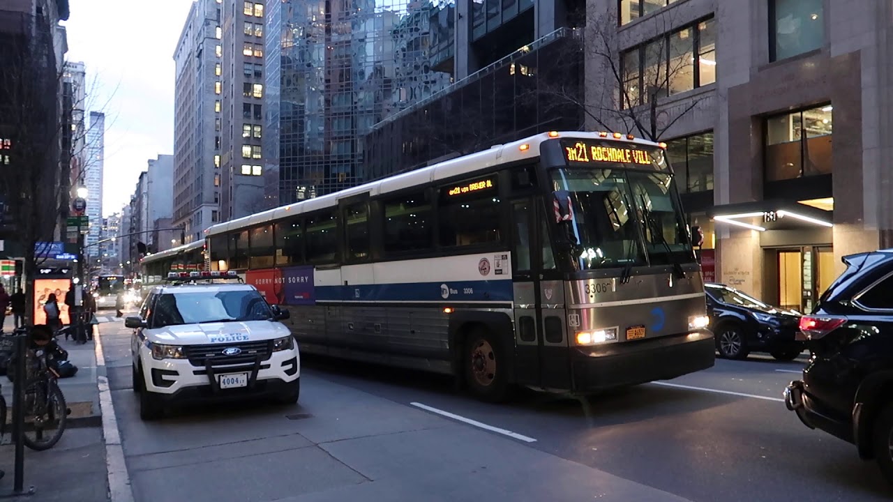 MTA Bus Company 2005-07 MCI D4500CL Commuter Coach 3306 & 3183 on ...
