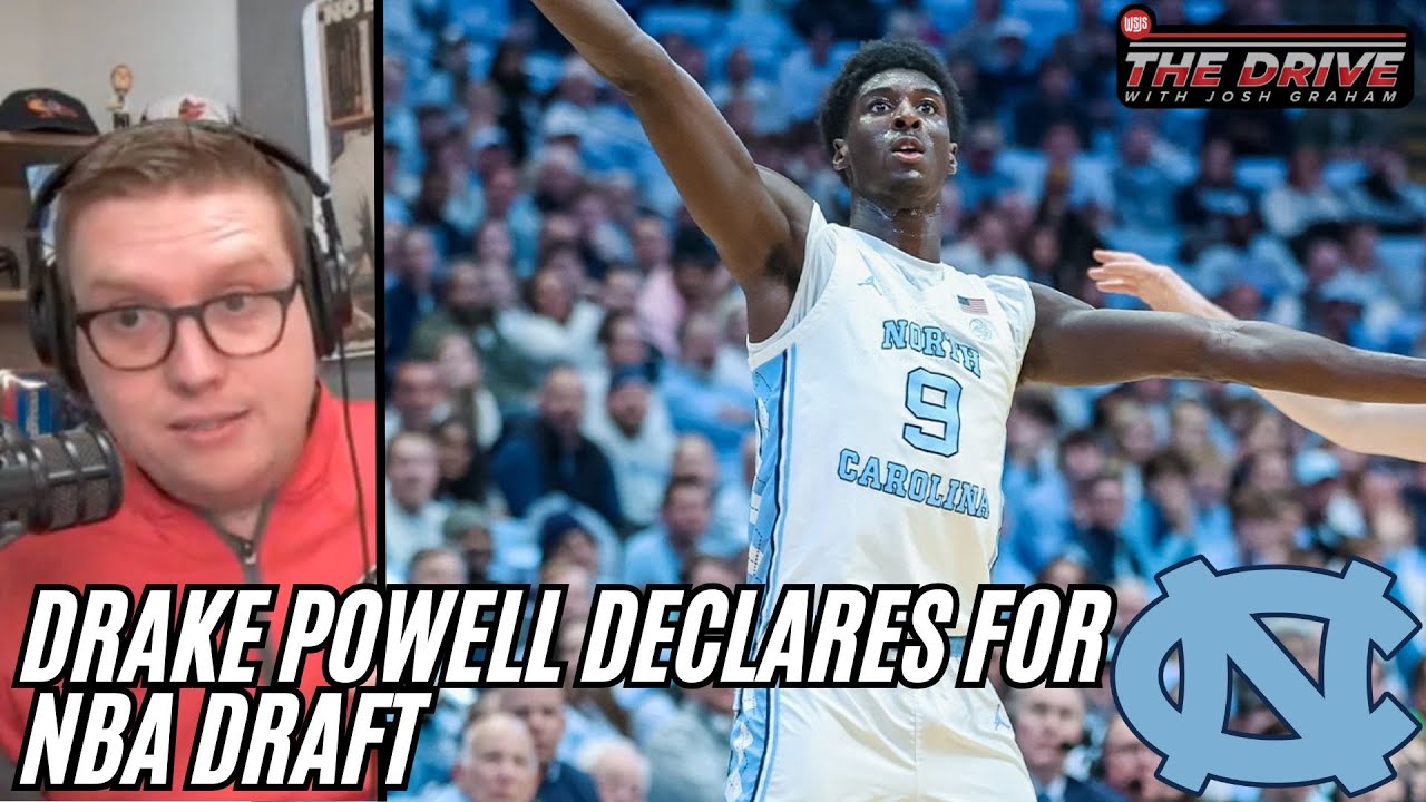 Instant-Graham: UNC Star Drake Powell Declares for NBA Draft - YouTube