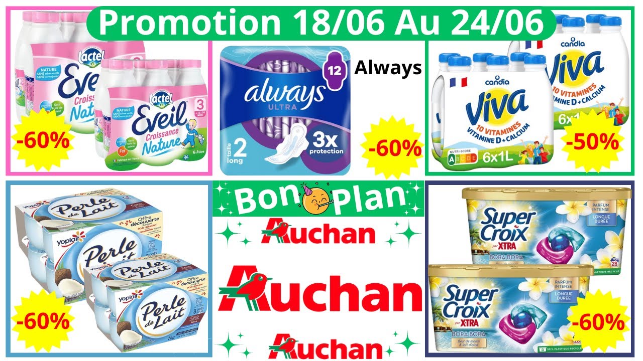 Les Promotions De Cette Semaine Du Catalogue Auchan Les Promotion De ...