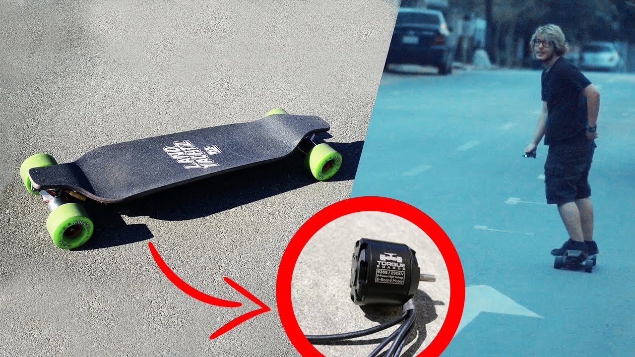 CONSTRUÍ UNA PATINETA CON MOTOR EN PARAGUAY - YouTube