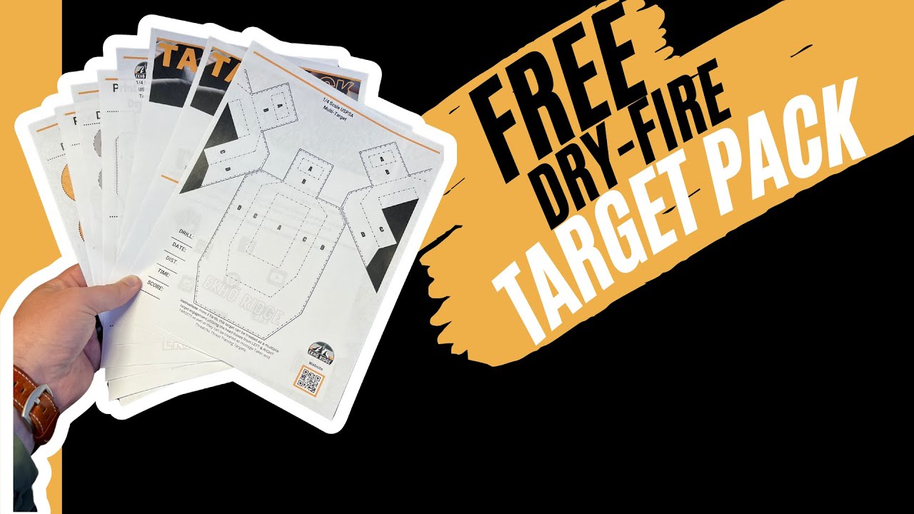 Free Dry Fire Target Pack! #viral #practice #dryfiretraining - YouTube