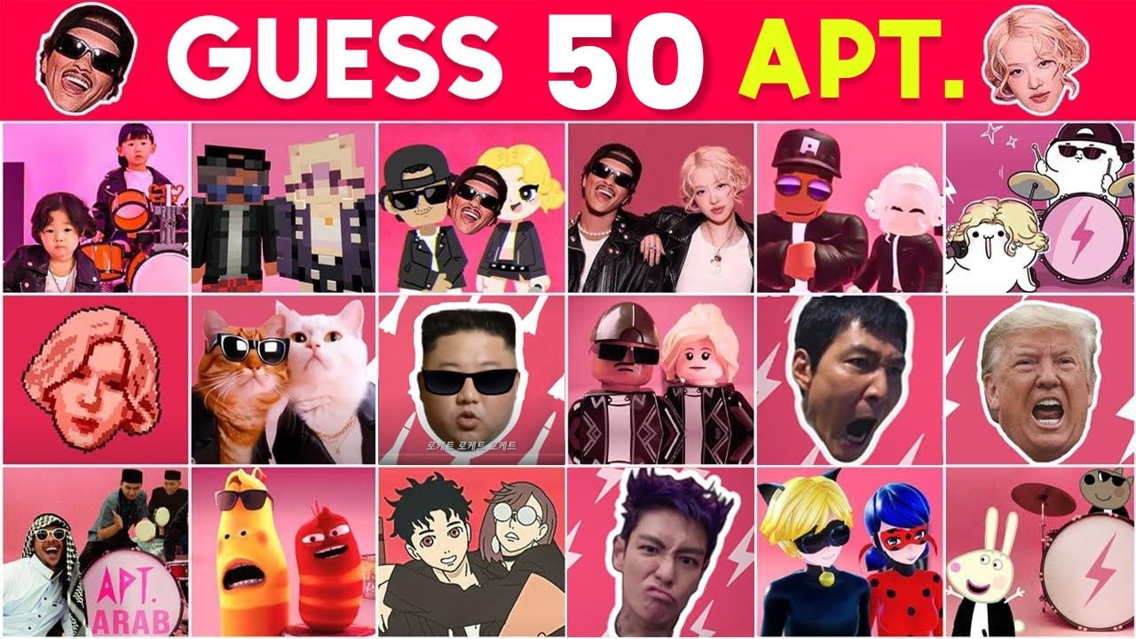 Guess APT. Songs & Variants by Voice & Emoji ~ ROSÉ & Bruno Mars - APT ...