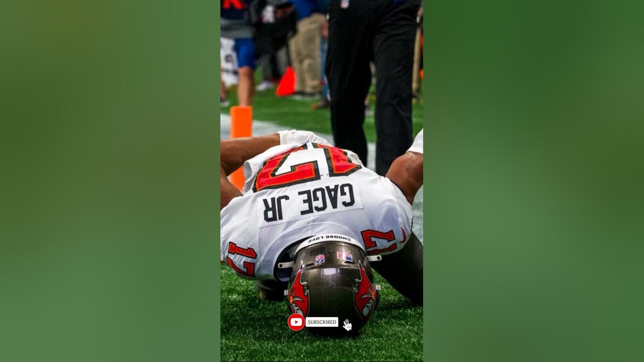 Russell Gage injury update Buccaneers WR carted off after scary looking hit vs | Russell Gage ...