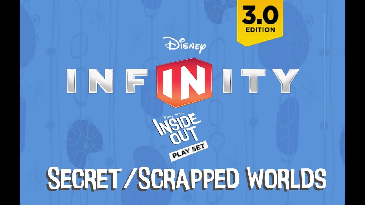 Disney Infinity 3.0 - Secret/Scrapped Inside Out Playset Worlds - YouTube