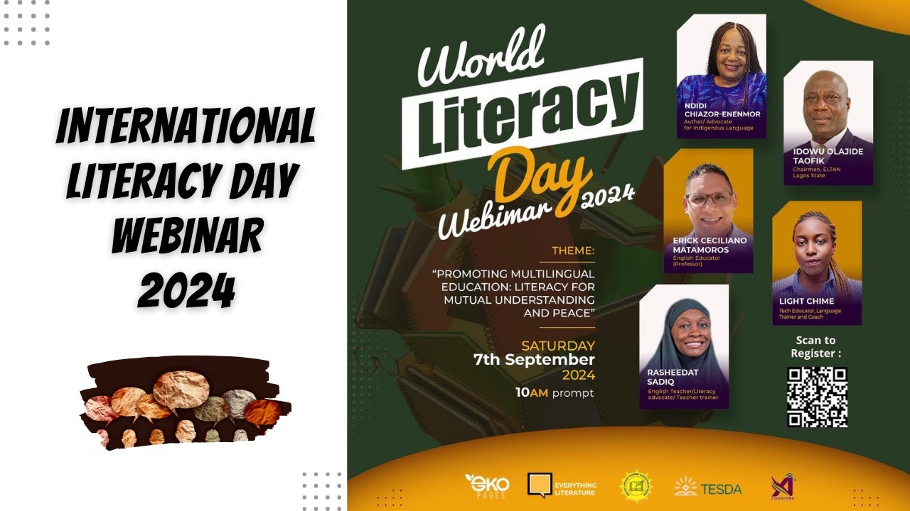 INTERNATIONAL LITERACY DAY WEBINAR 2024 | Promoting Multilingual ...